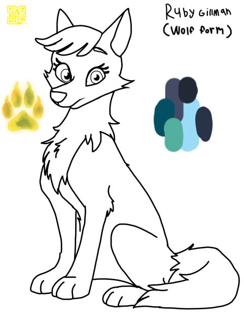 Ruby Gillman (Wolf Form) - ibisPaint