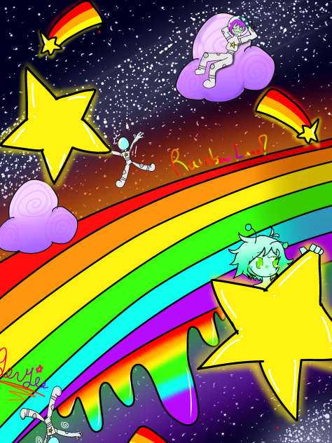 Rainbow Lane - ibisPaint