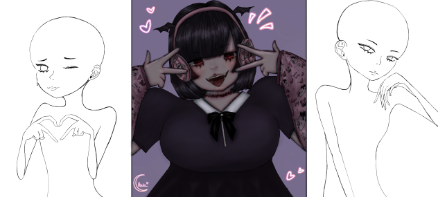 「人類みなメンヘラ」(All humans are menhera)collab - ibisPaint