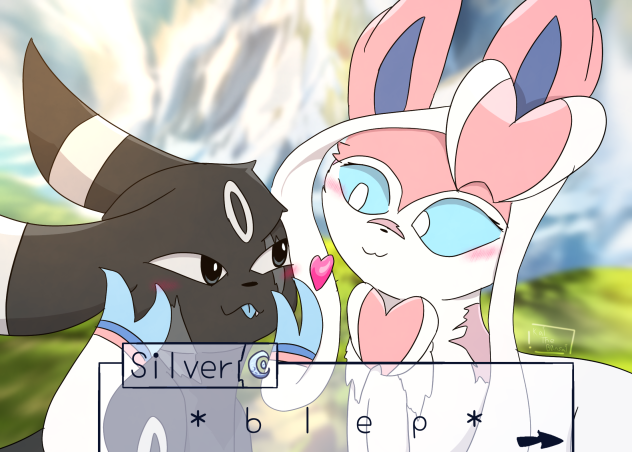 - Blep - Sylveon x Umbreon - ibisPaint