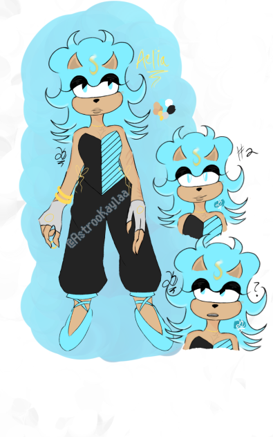 Sonic Oc Practice -Aelia - ibisPaint
