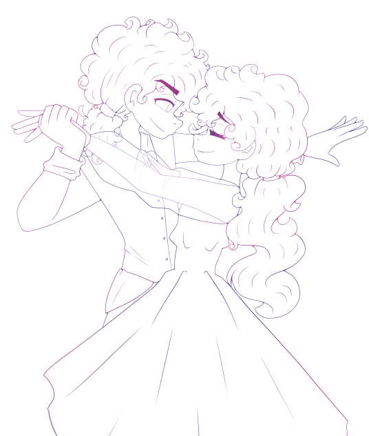 Camilo and Stella line art - ibisPaint