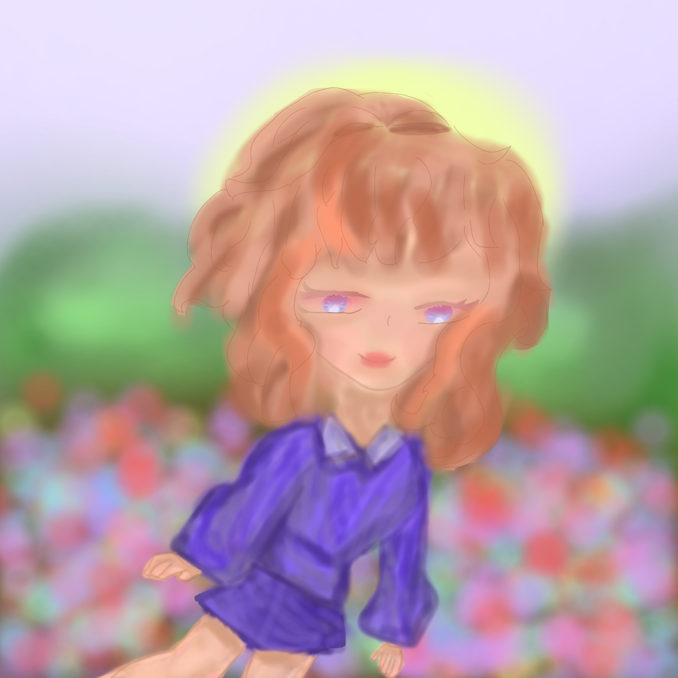 𝐹𝑙𝑜𝑤𝑒𝑟 𝑓𝑖𝑒𝑙𝑑 - ibisPaint