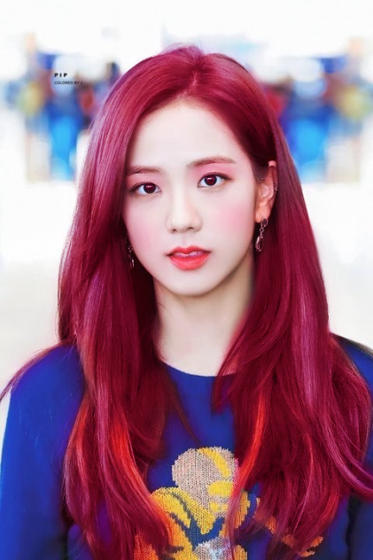 jisoo change colors hair - ibisPaint