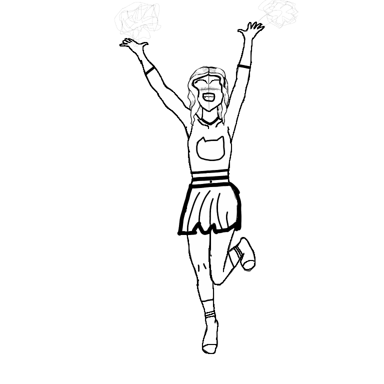 A cheerleading dream - ibisPaint