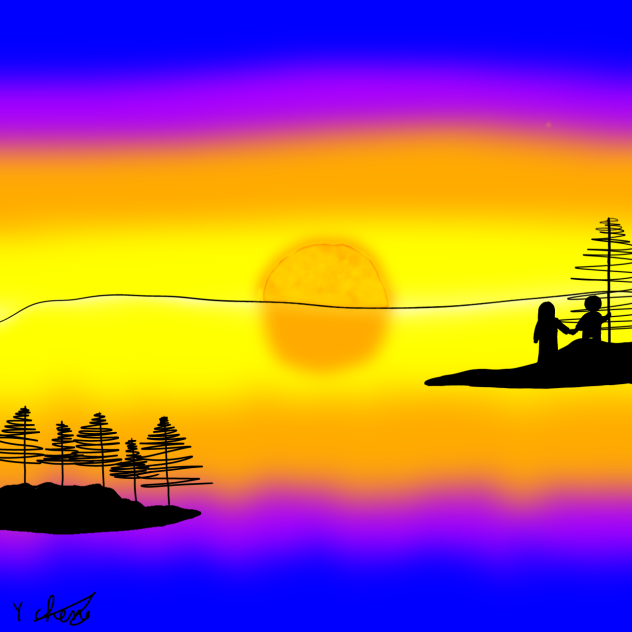 The Sunset - ibisPaint
