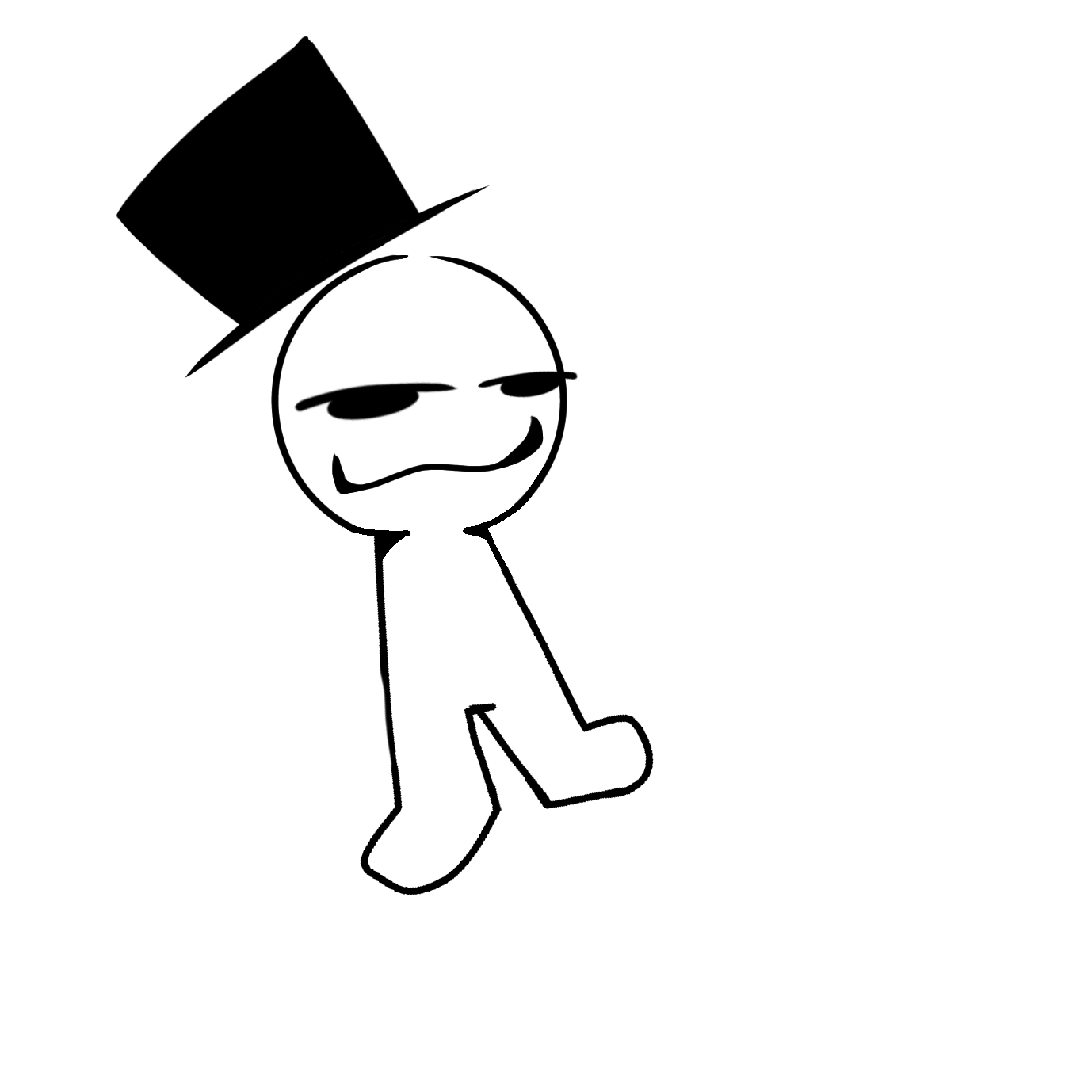 top hat guy - ibisPaint