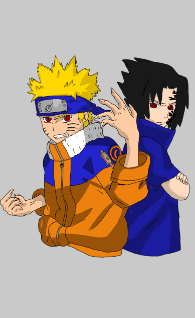 Naruto & Sasuke - ibisPaint