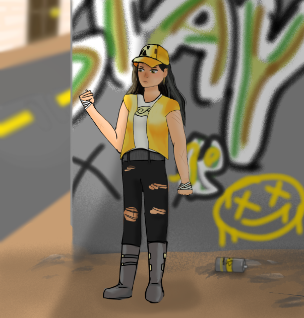 Graffiti Alley - ibisPaint