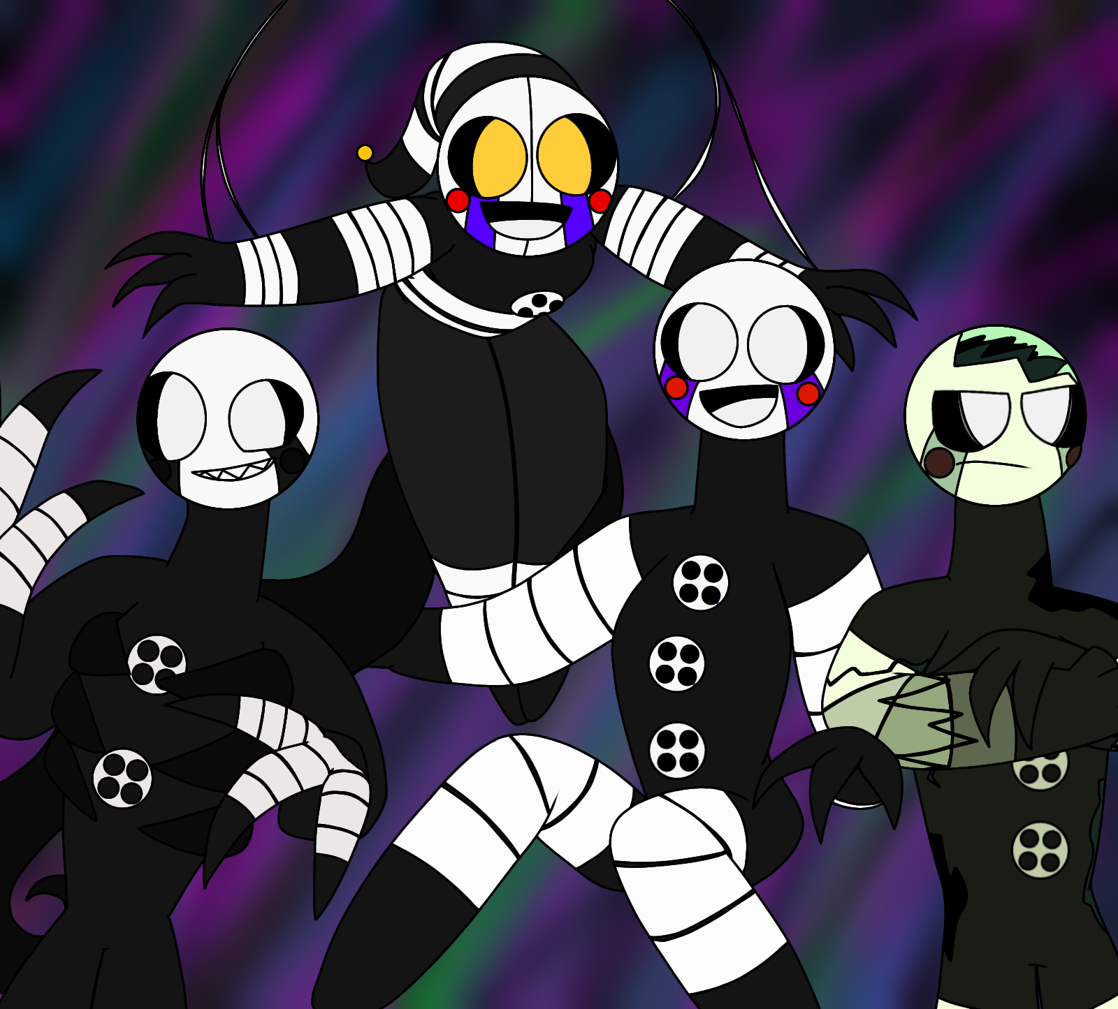 Mingling with Puppets. - ibisPaint