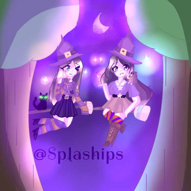 Night of the Crescent - ibisPaint