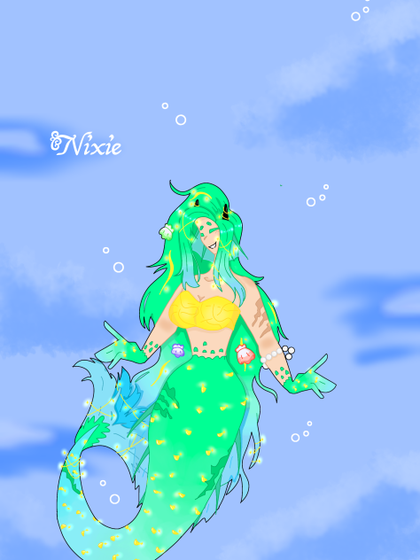 Nixie-The mer-girl - ibisPaint