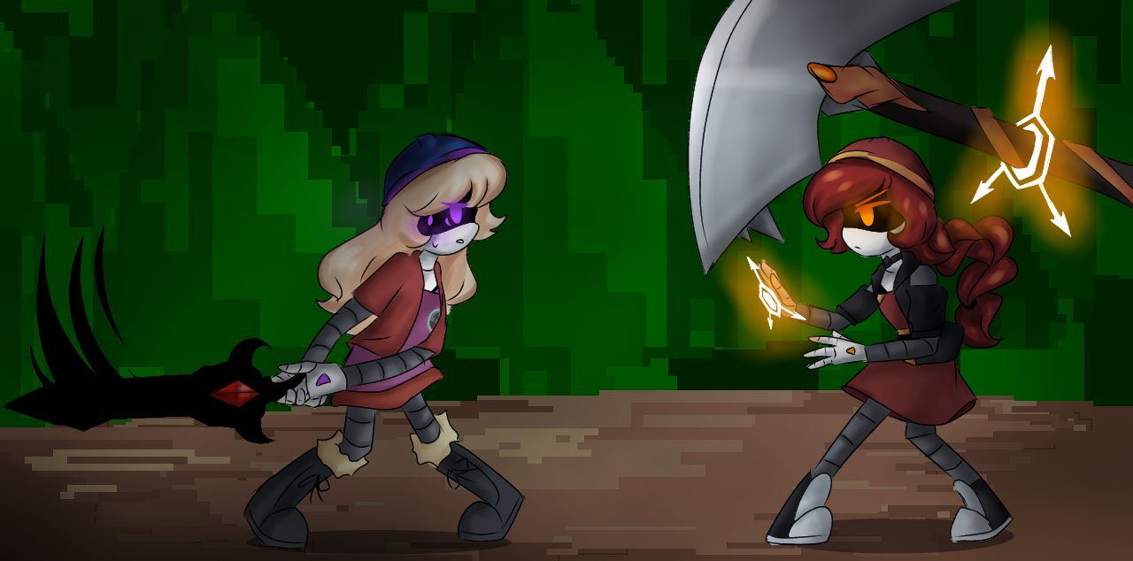 battle between friends - ibisPaint