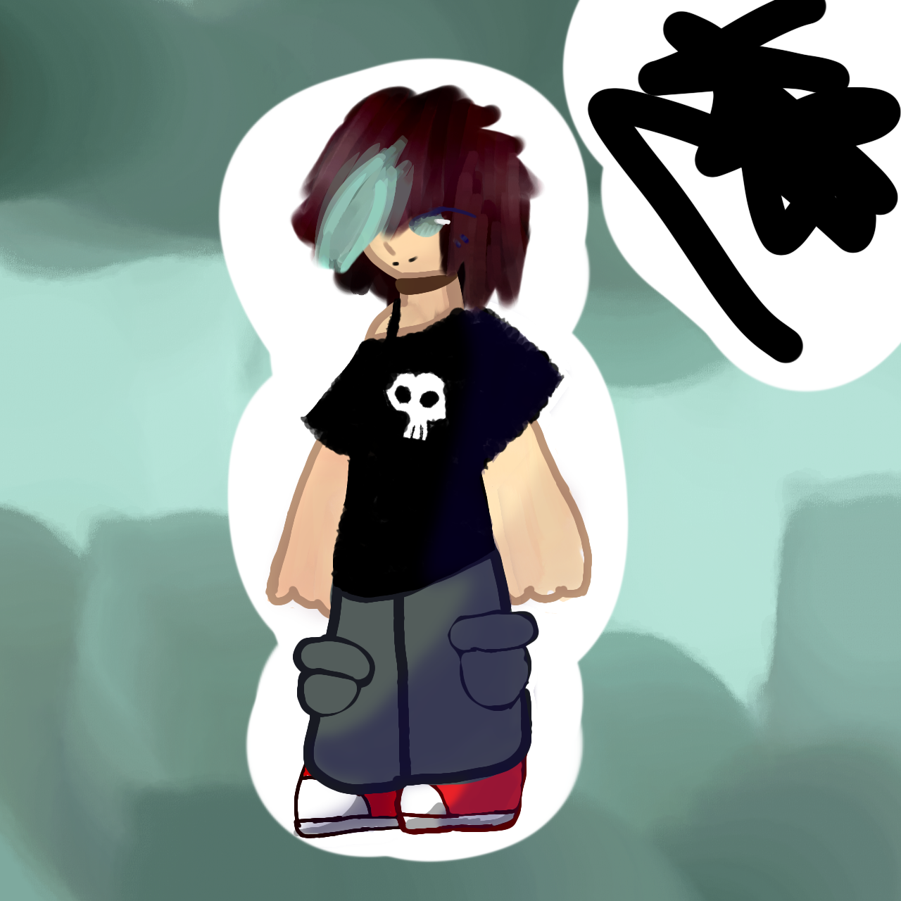 blue guy - ibisPaint