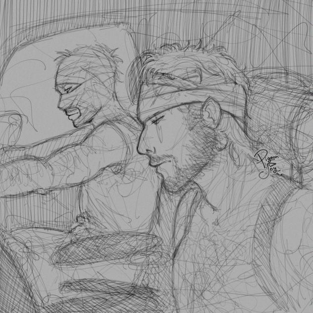 「Ishmael & Venom Snake」 - ibisPaint