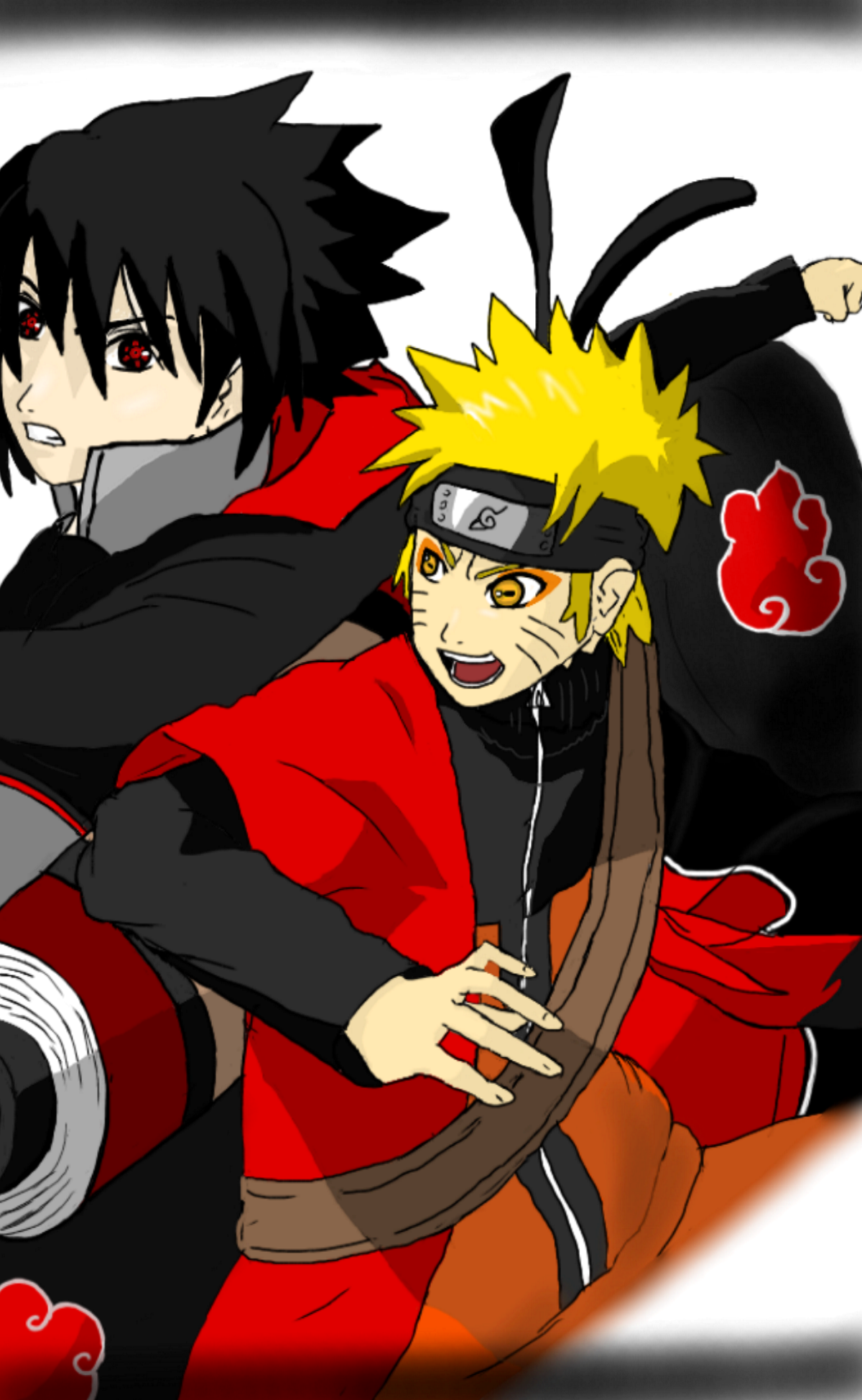 Sasuke & Naruto - ibisPaint