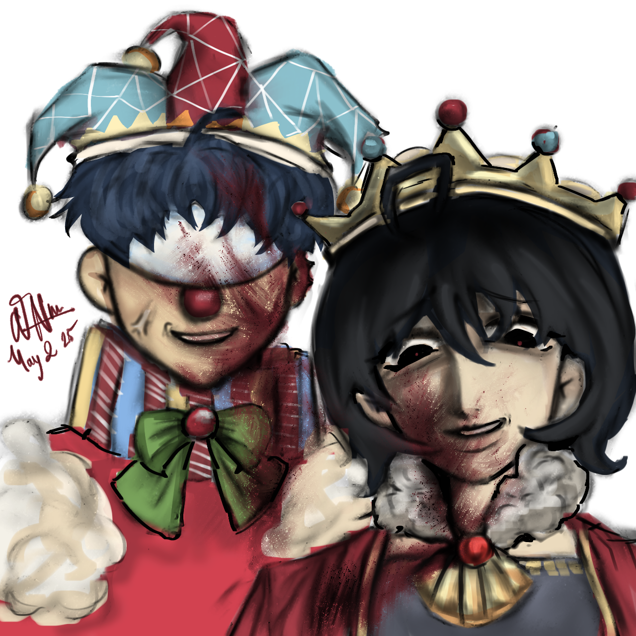 Queen and Jester - ibisPaint