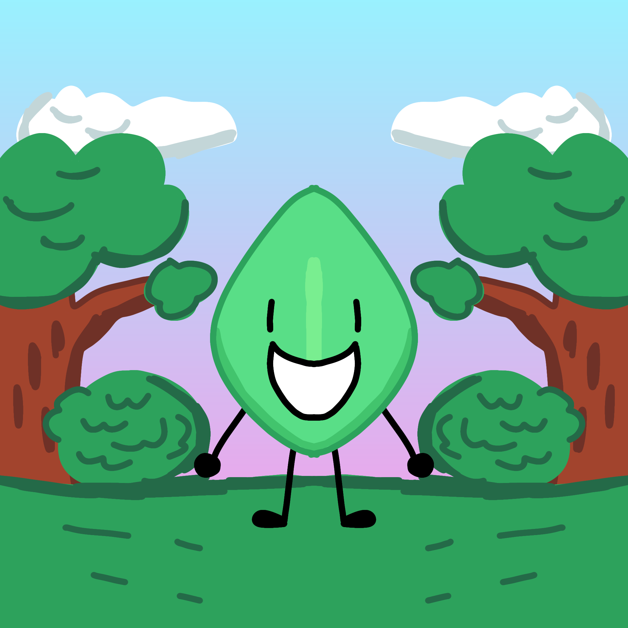 Symmetrical Leafy - ibisPaint