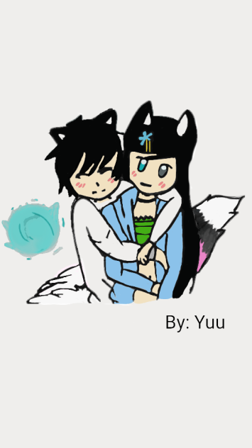 kiara and yuu - ibisPaint