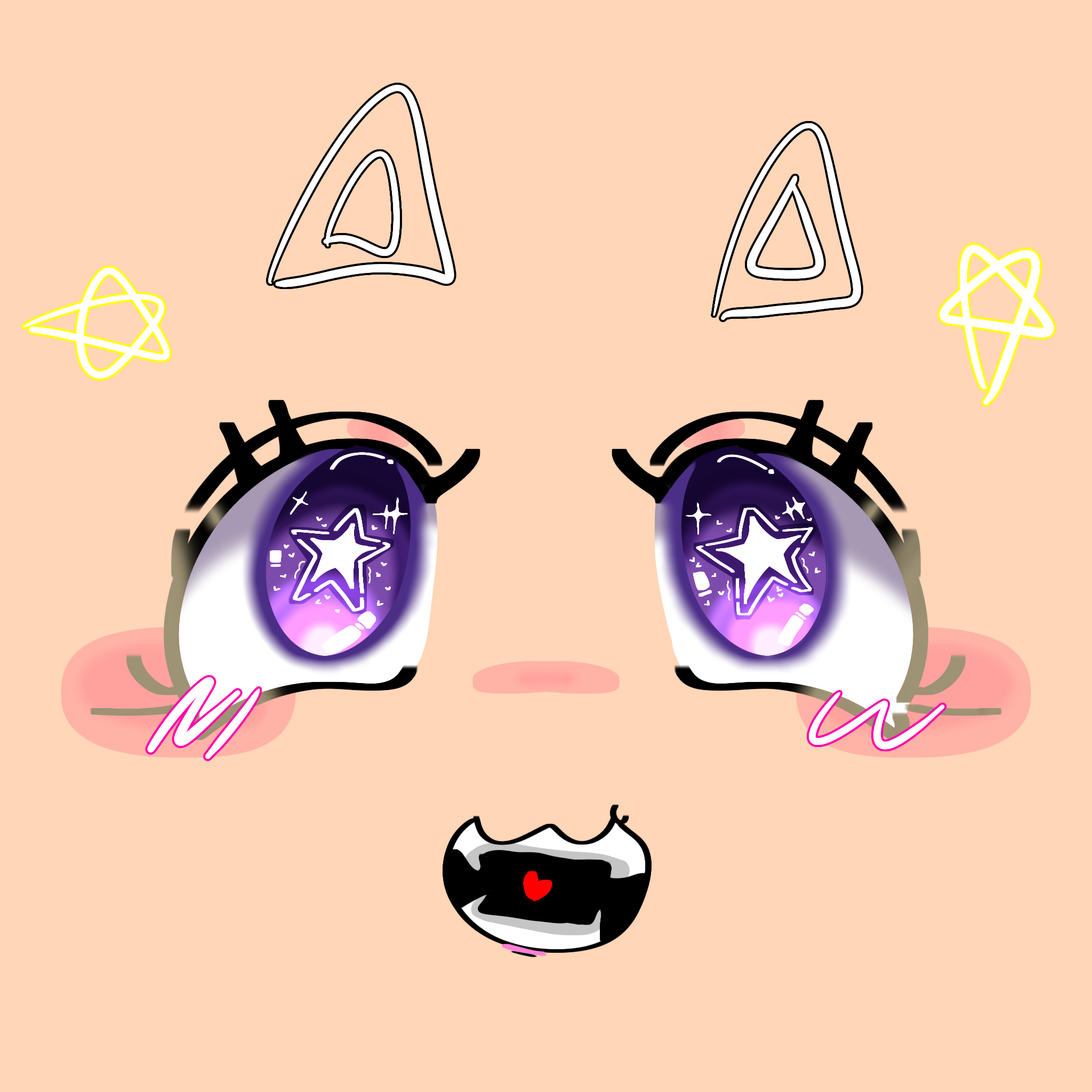 trying koda's eye tut - ibisPaint