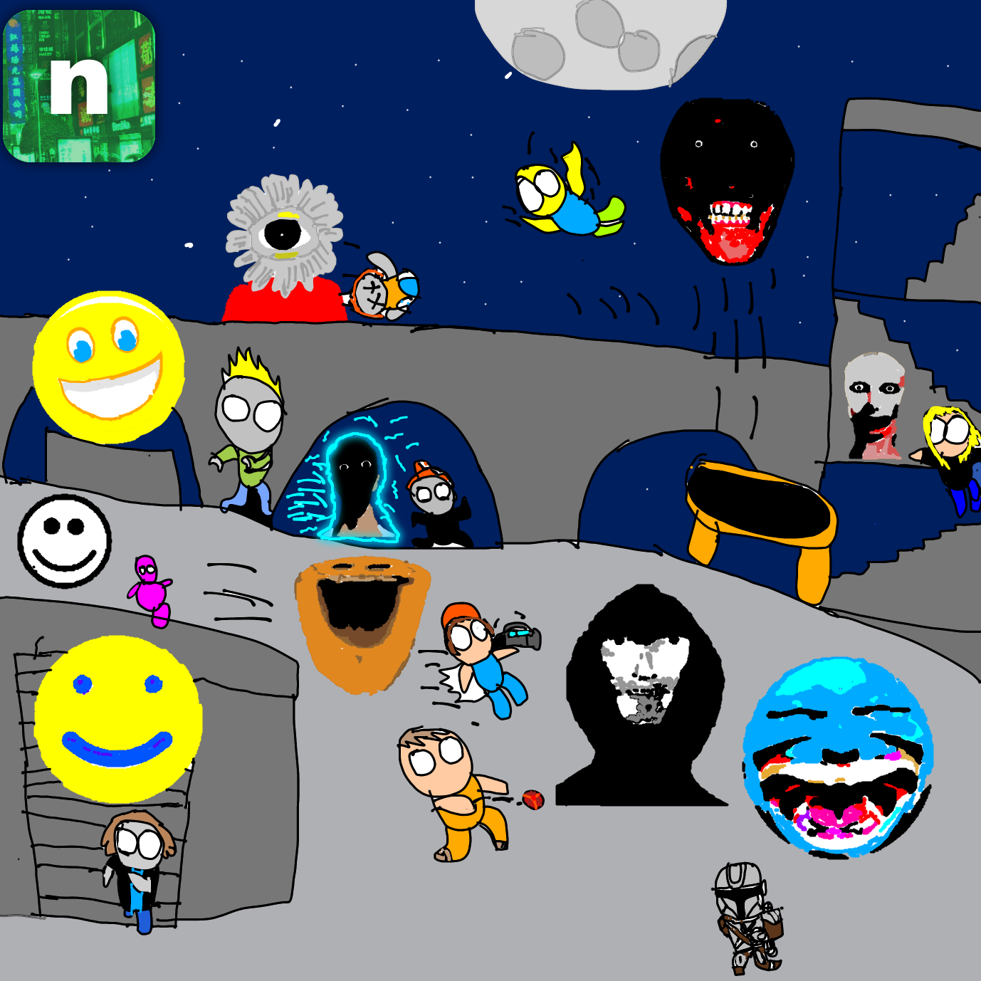 NN crossroads - ibisPaint