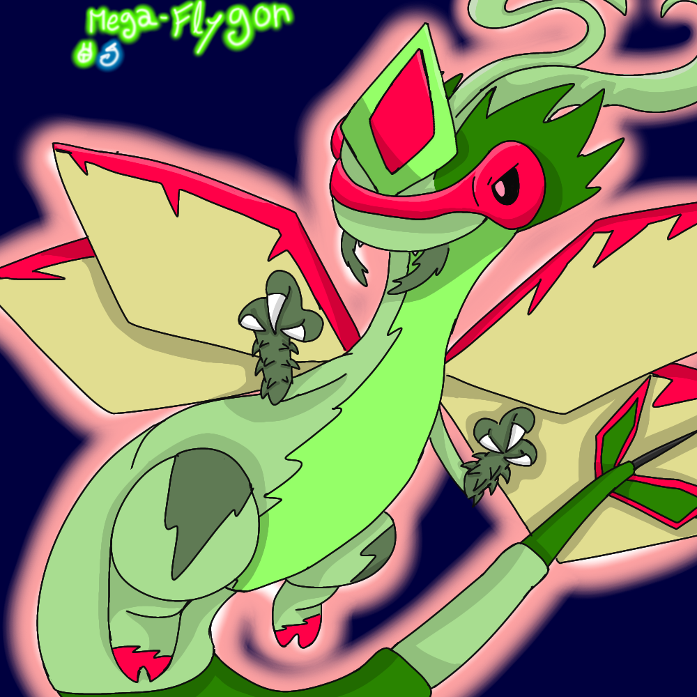 Mega Flygon - ibisPaint