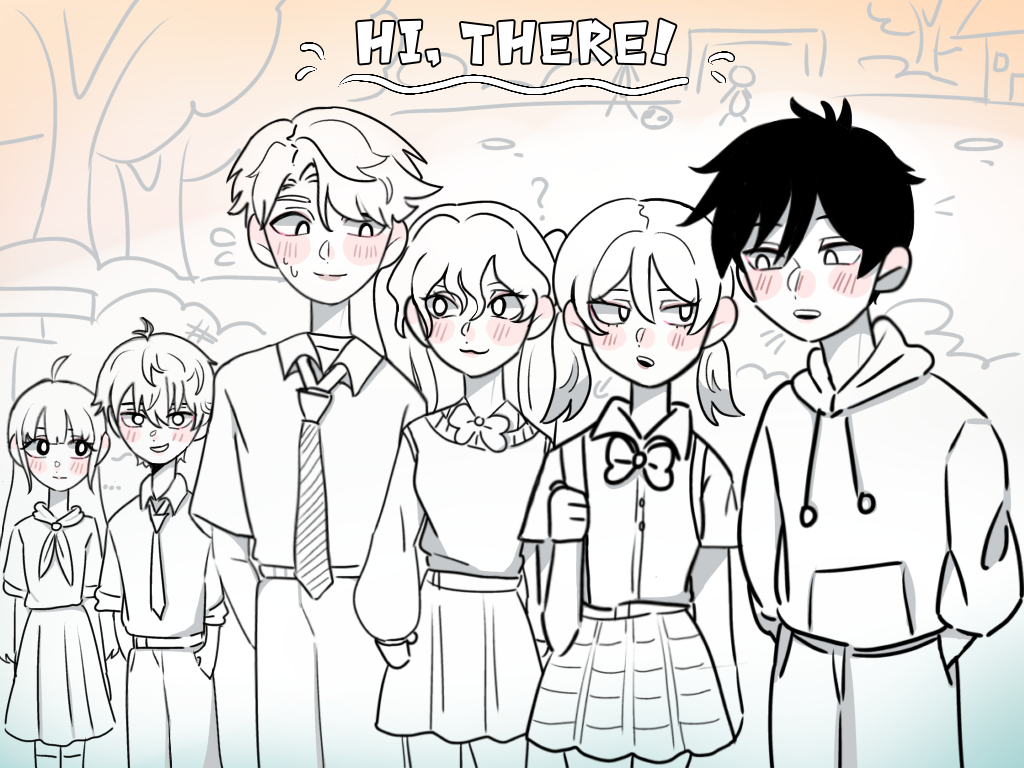 Hi, there!(comic ocs) - ibisPaint