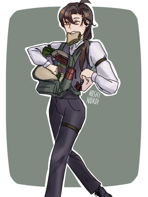 Inktober day 1 - backpack - ibisPaint