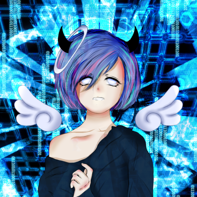 mysterious girl - ibisPaint