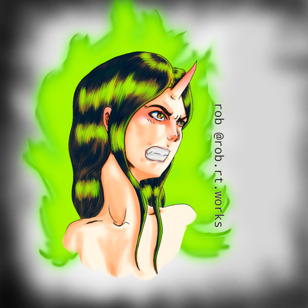 Oni green y - ibisPaint