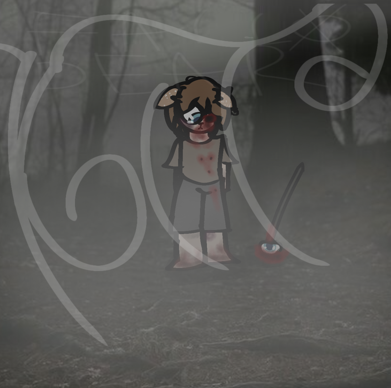 creepypasta oc - ibisPaint