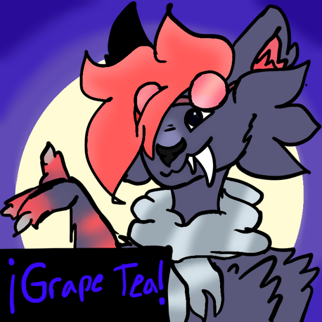 GiFT for ¡Grape Tea! - ibisPaint