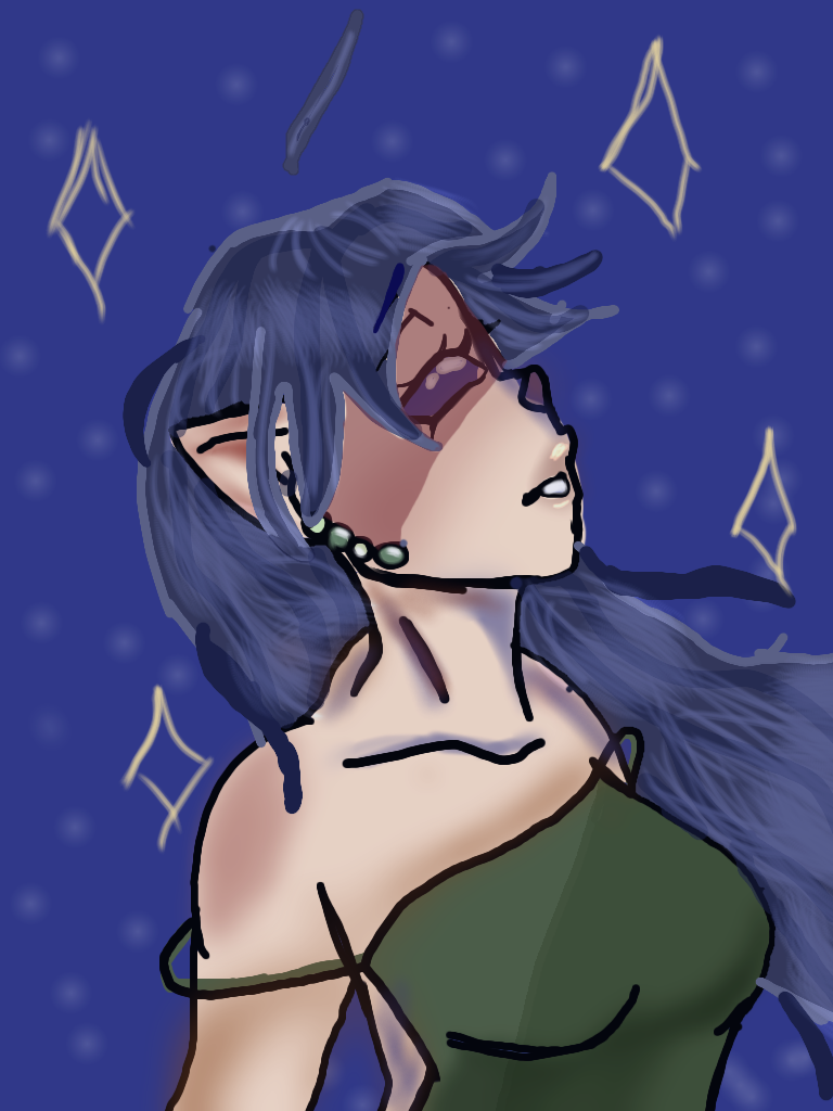 noite escura - ibisPaint