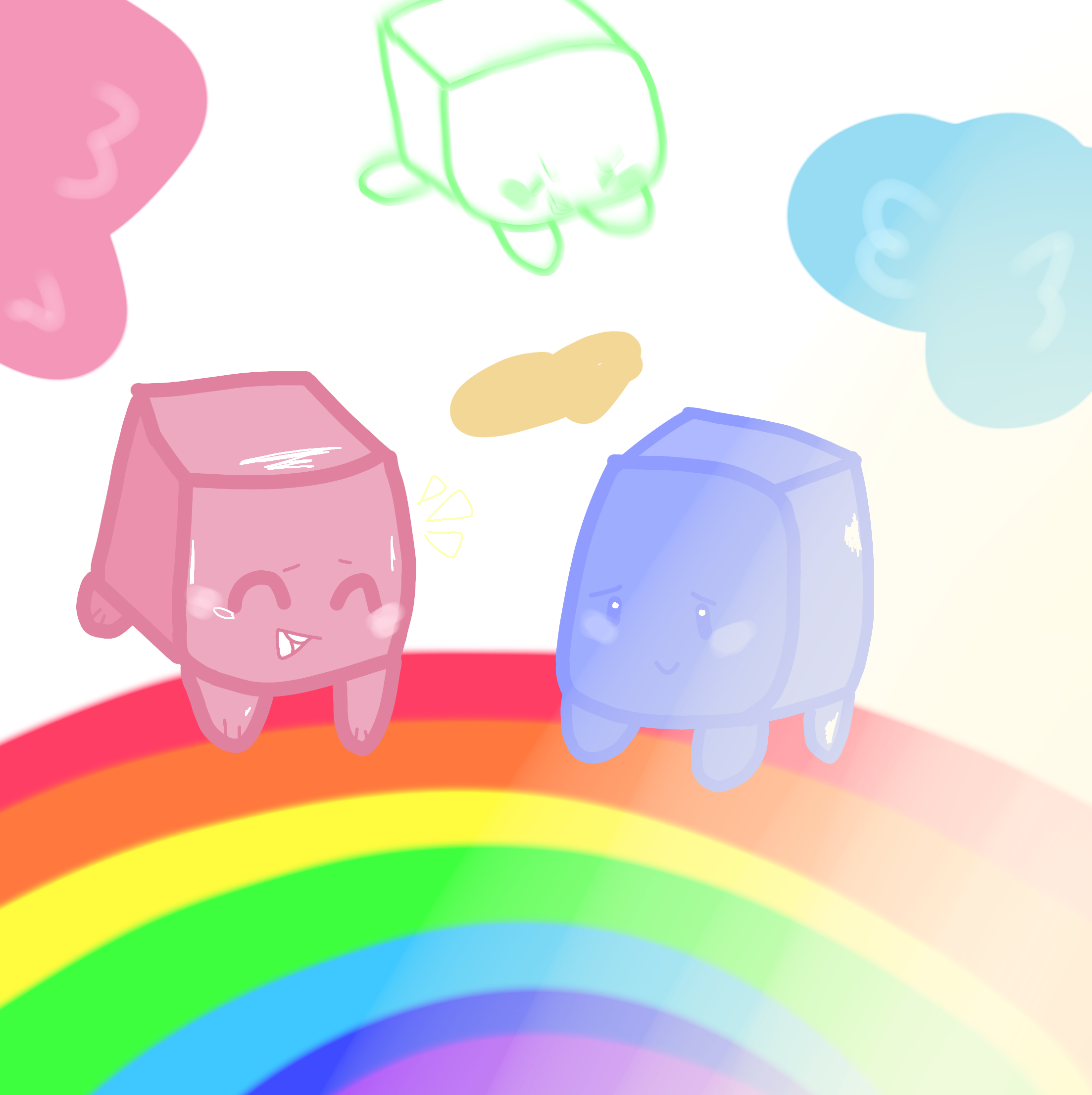Lil Cube Marshmellows♡ - ibisPaint