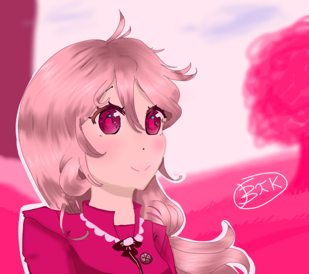 Pink girl - ibisPaint