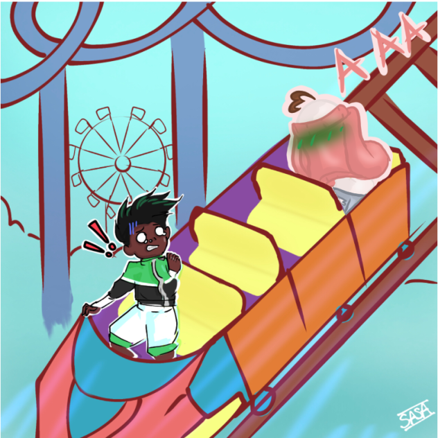 Draw ur oc on le rollercoaster - ibisPaint