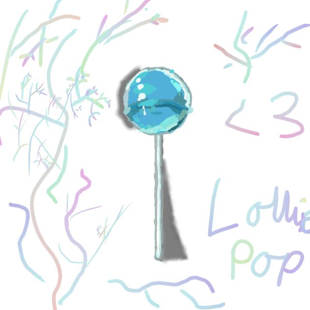 blue lolipop - ibisPaint