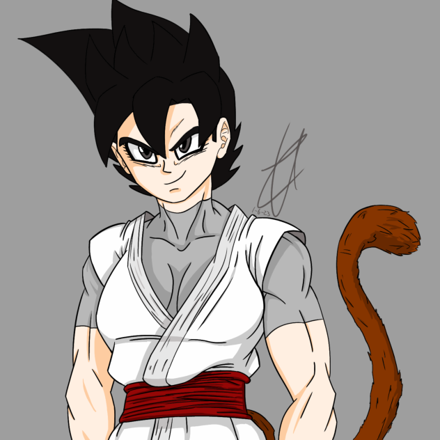 Female Saiyan - ibisPaint