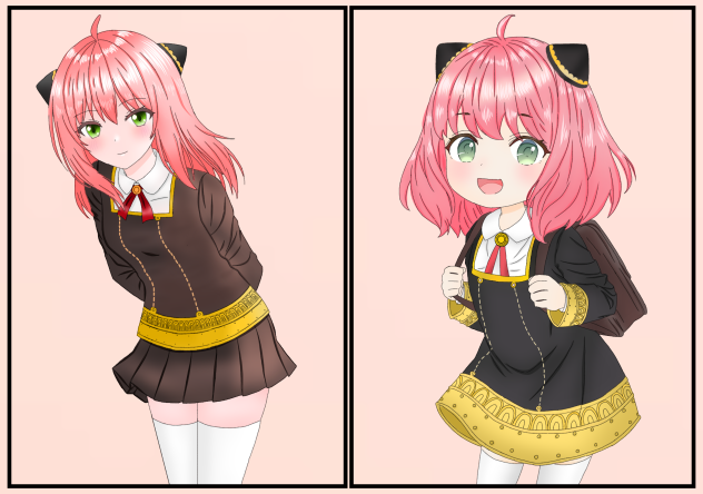 anya forger teenagers and children - ibisPaint