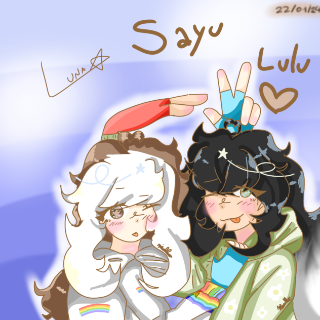 Lulu and Sayu! - ibisPaint