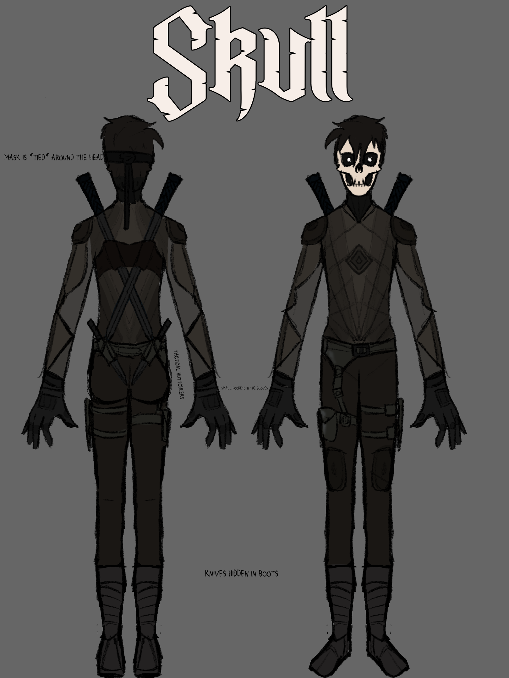 Skull [Oc Reference] - ibisPaint