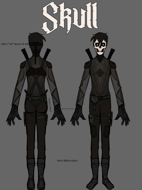 Skull [Oc Reference] - ibisPaint