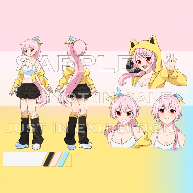 Yumi-character sheet - ibisPaint