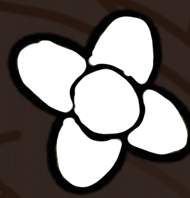 Slime White Flower - ibisPaint