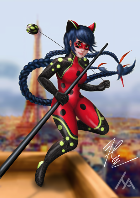 Bug Noir🐞🐱 - ibisPaint