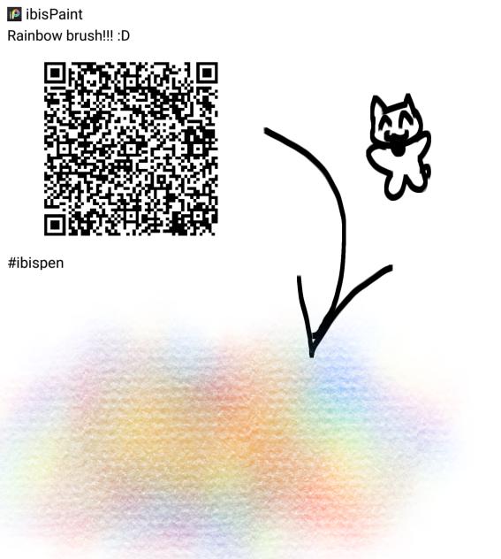 Rainbow brush - ibisPaint