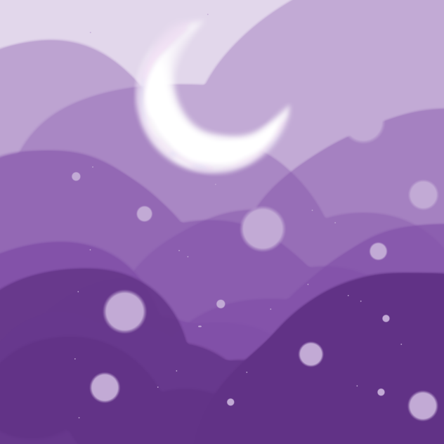 Noite estrelada - ibisPaint