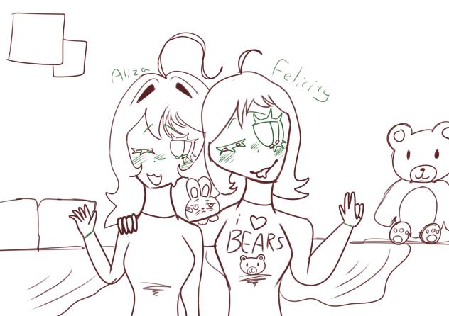 🐻🩷!!BEST FRIENDS SLEEPOVER!!🦷💊 - ibisPaint