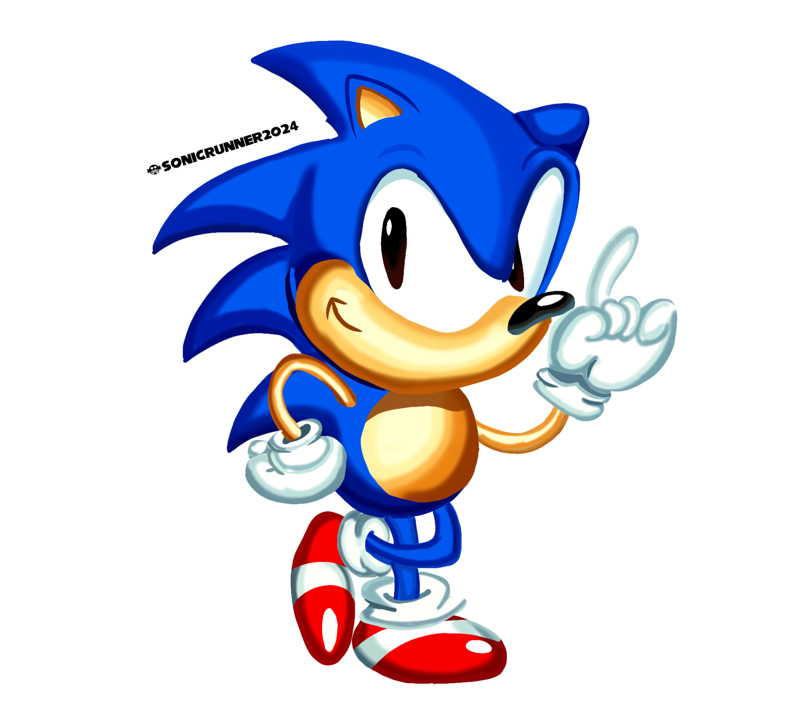 Sonic 3 Pose - ibisPaint