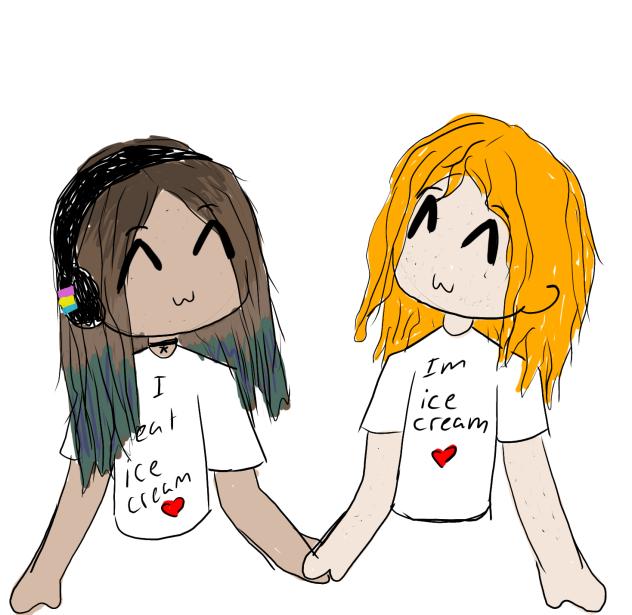 matching PFP with my gf x3 - ibisPaint